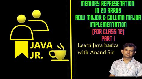 Memory Representation In 2d Array Row Major And Column Major Youtube