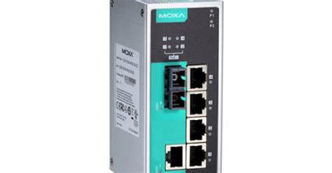 MOXA EDS P A PoE M SC Unmanaged Ethernet Switch ManuAuto