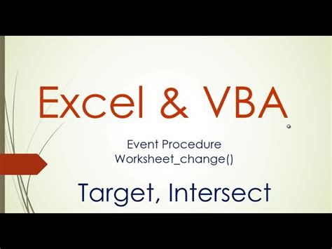فیلم آموزشی رویداد تغییر کاربرگ excel vba با زیرنویس فارسی فیلم های