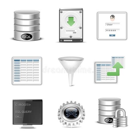 Database Options Stock Illustrations 930 Database Options Stock
