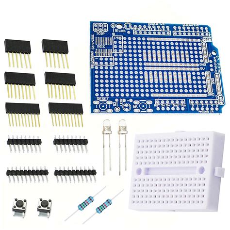 Daoki Prototype Shield Prototyping Expansion Board With Syb 170 Mini Breadboard Based For