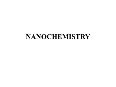 Intro To Nanomaterial Pptx