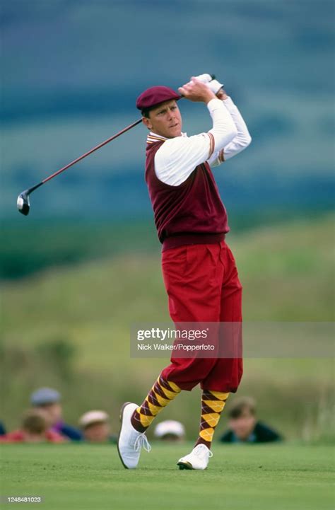 Payne Stewart Of The United States Tees Off The 3rd Hole During The