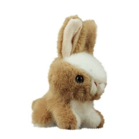 Joymorehome Cute White Bunny Plush Toys Soft Rabbit Stuffed Aniamls Cuddly Bunny Doll Small