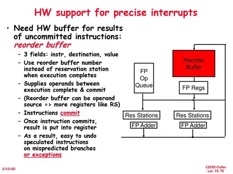 March 11 2002 Prof David E Culler Computer Science 252 Spring Ppt Download