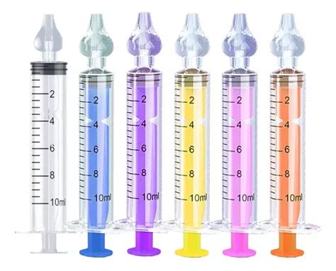 2 Limpiador Nasal Manual Saca Moco Bebe Jeringa Irrigador Cuotas Sin