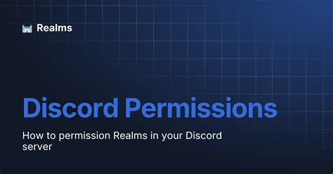 Discord Permissions Realms