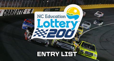 N C Education Lottery 200 Entry List Mrn Motor Racing Network