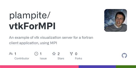 Github Plampite Vtkformpi An Example Of Vtk Visualization Server For A Fortran Client
