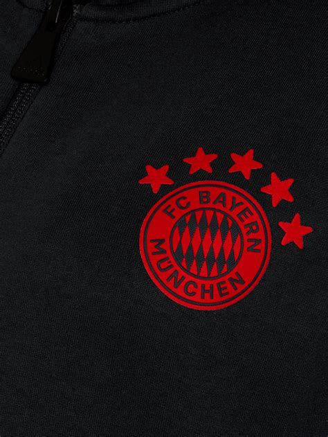 Ladies Ucl Anthem Jacket Black Official Fc Bayern Munich Store