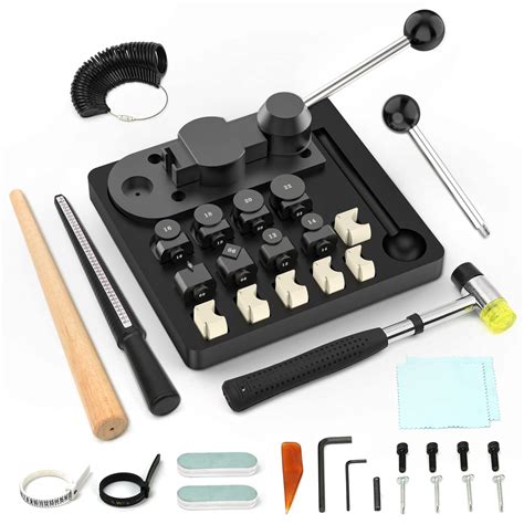 Jazorr Ring Bending Tool Ring Bender With Nylon Dies Ring Making Tool