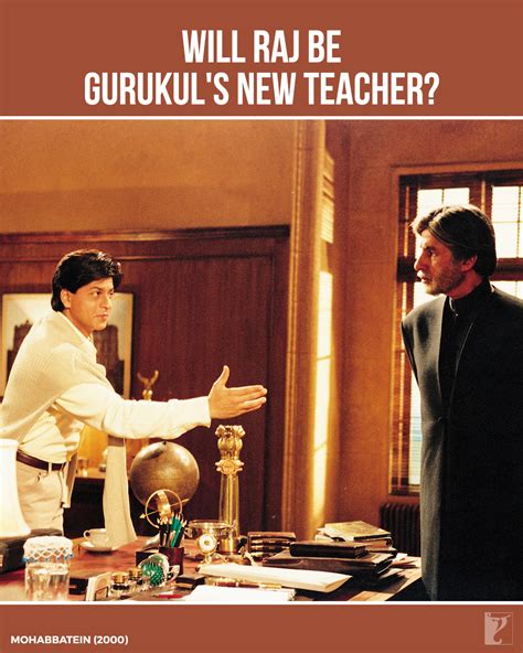 Will Raj Be Gurukuls New Teacher Scene Mohabbatein Shah Rukh