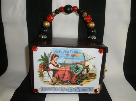 Sold 1258 Tampa Girl Cigar Box Purse