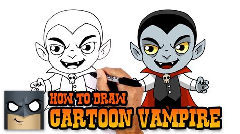 Як намалювати мультяшного вампіра покроковий урок для художників