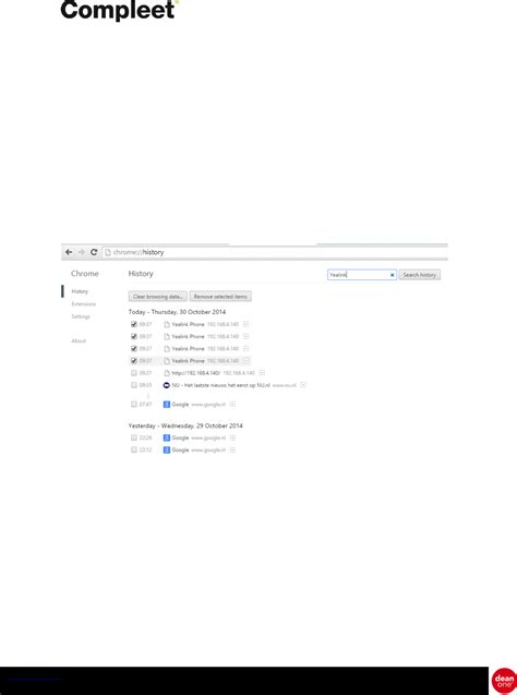 Handleiding Yealink Sip T41p Pagina 18 Van 19 Nederlands