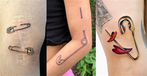 50 Severe Safety Pin Tattoos