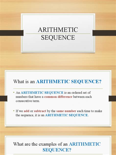 arithmetic sequence pdf mathematics arithmetic