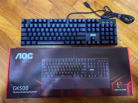 AOC GK RGB Backlit Mechanical Keyboard On Carousell