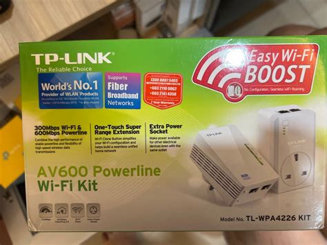 TP Link AV Powerline Wi Fi Kit Computers Tech Parts Accessories Networking On Carousell