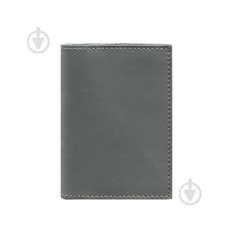 ᐉ Обложка для паспорта Blanknote Кожаная обложка для паспорта и военного билета 1 2 Серый Bn Op