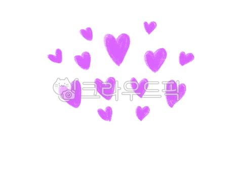 사랑 무지개 알록달록 스티커 다꾸 사진 이미지 일러스트 캘리그라피 젬쓰작가