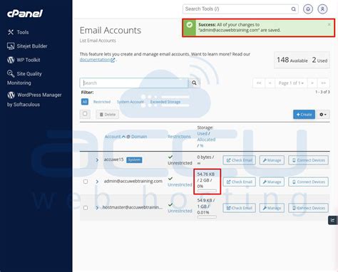 How To Resolve 550 Mailbox Quota Exceeded Accuwebhosting