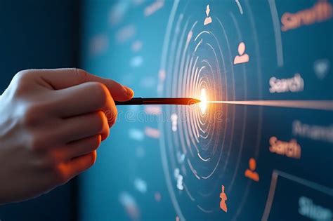 Analyzing Data Trends Using Interactive Visuals Office Digital Presentation Professional Insight