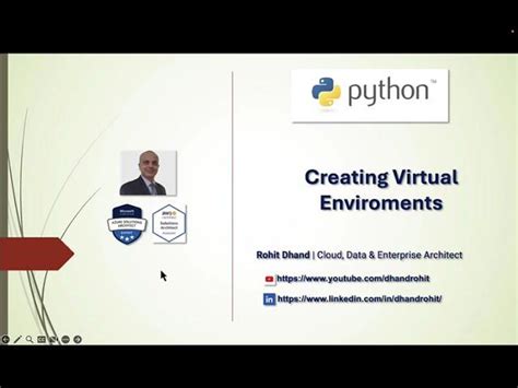 rohit dhand on linkedin 9 creating virtual environments in python