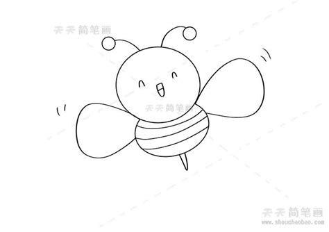蜜蜂语言简笔画 简笔画图片大全 蒲城教育文学网