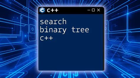Binary Tree Cpp A Quick Guide To Mastery