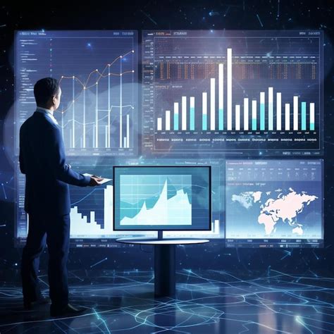 Premium Photo Predictive Analytics Business Forecasting Data Visualization Concept Data