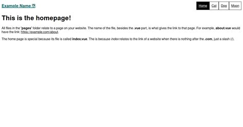 Vue Template Codesandbox
