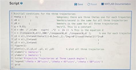 Projectile Trajectory Plot Of Multiple Data Series