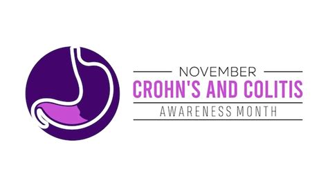 Premium Vector Crohns And Colitis Awareness Month 8