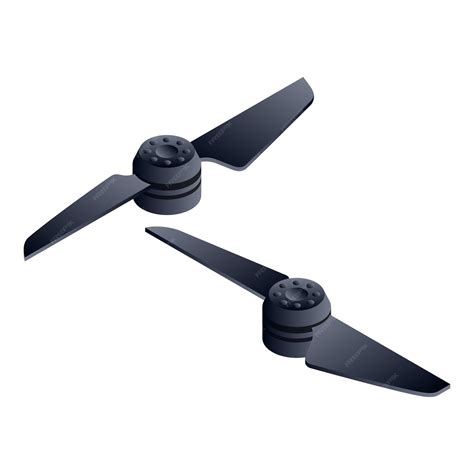 Premium Vector Drone Propeller Icon Isometric Of Drone Propeller Vector Icon For Web Design