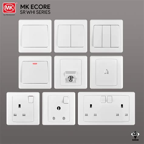KM Lighting MK Switches Sockets E CORE Series