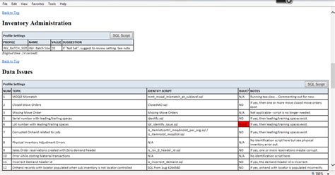 Health Check Of Oracle EBusiness Inventory By Using The Inventory Analyzer Oracle ERP Blogs