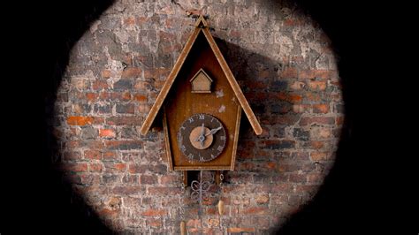 Artstation Cuckoo Clock Low Poly Game Ready Animated Model