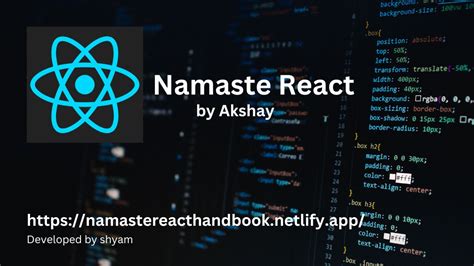 Shyam Nimmana On Linkedin Namastereact Namastereact Reactjs 38