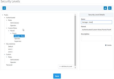 Security Levels Ignition User Manual