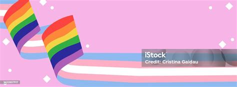 Lgbt와 트랜스젠더 플래그 배경 벡터 일러스트 레이 션 0명에 대한 스톡 벡터 아트 및 기타 이미지 0명 Lgbt 프라이드의 달 Lgbtqia 문화 Istock