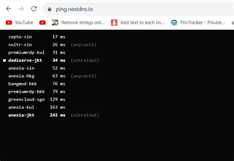 Change The DNS Route Because High Ping Bug Reports NextDNS Help Center