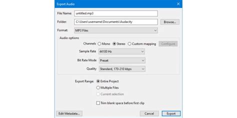 How To Export MP Files From Audacity Step By Step Guide NavThemes