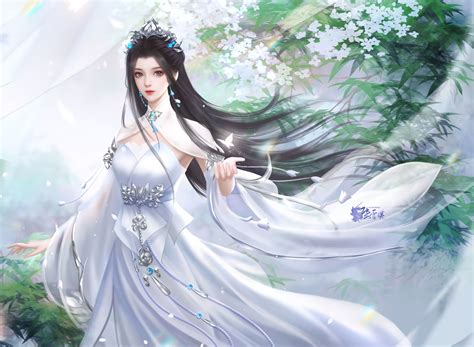 Lu Xueqi Zhu Xian Drawn By Zhu Zai Bamboos Danbooru