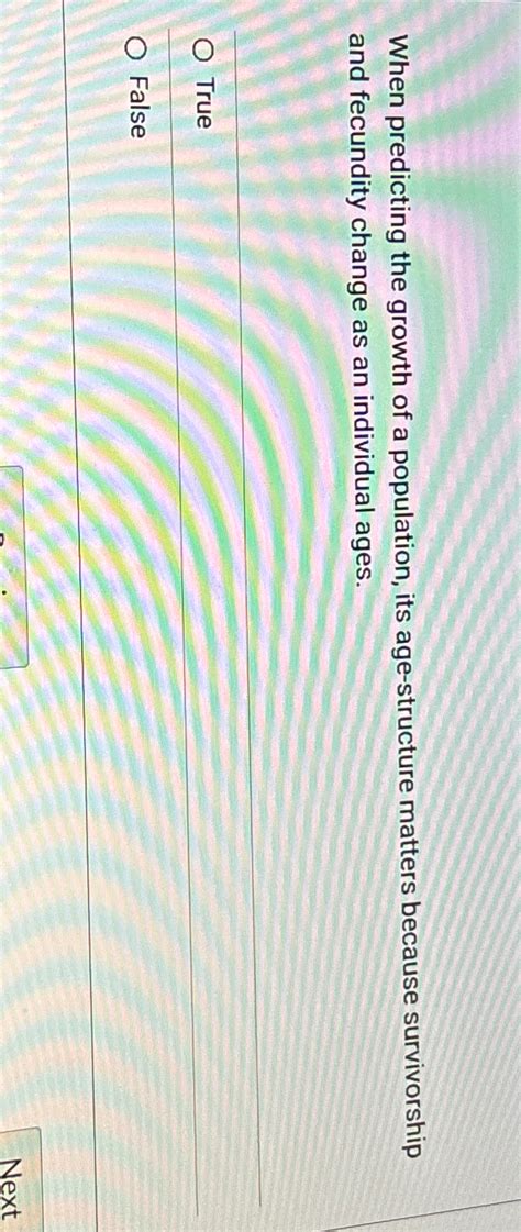 Solved When Predicting The Growth Of A Population Its