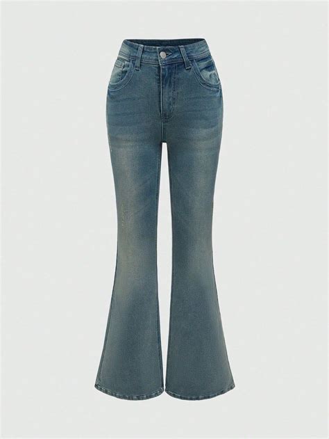 Pantalones Básicos Elegantes De Campana Acampanados Estilo Vintage