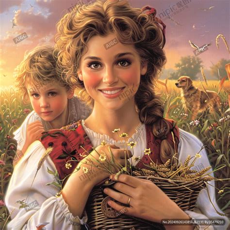 Ai创作图农妇和孩子 农家女孩 手绘麦子手绘美女 开心小农夫头像 欧式风景人物 农家女孩素材 手绘农家女孩 乡村女孩插画 农家女 写实人物插画 欧美乡村田园风 农家女孩插画 可爱小麦子农夫