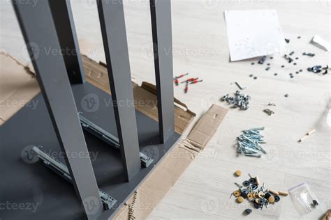 Assembling Furniture Installation Of Shelves With New Apartment A Shelf New Home Construction Of