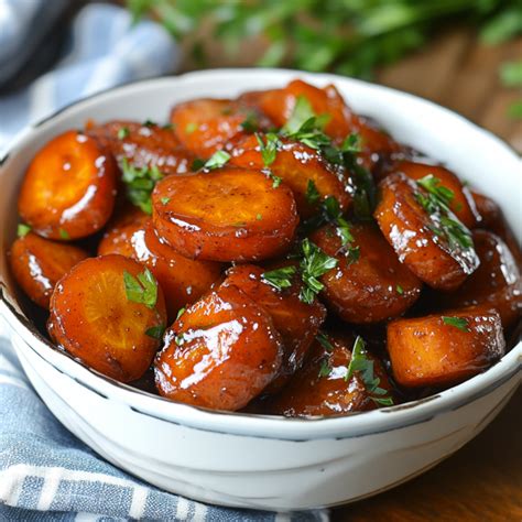 Slow Cooker Maple And Brown Sugar Glazed Carrots Food By Recipe