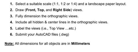 1 Select A Suitable Scale 1 1 1 2 Or 1 4 And A Chegg Com